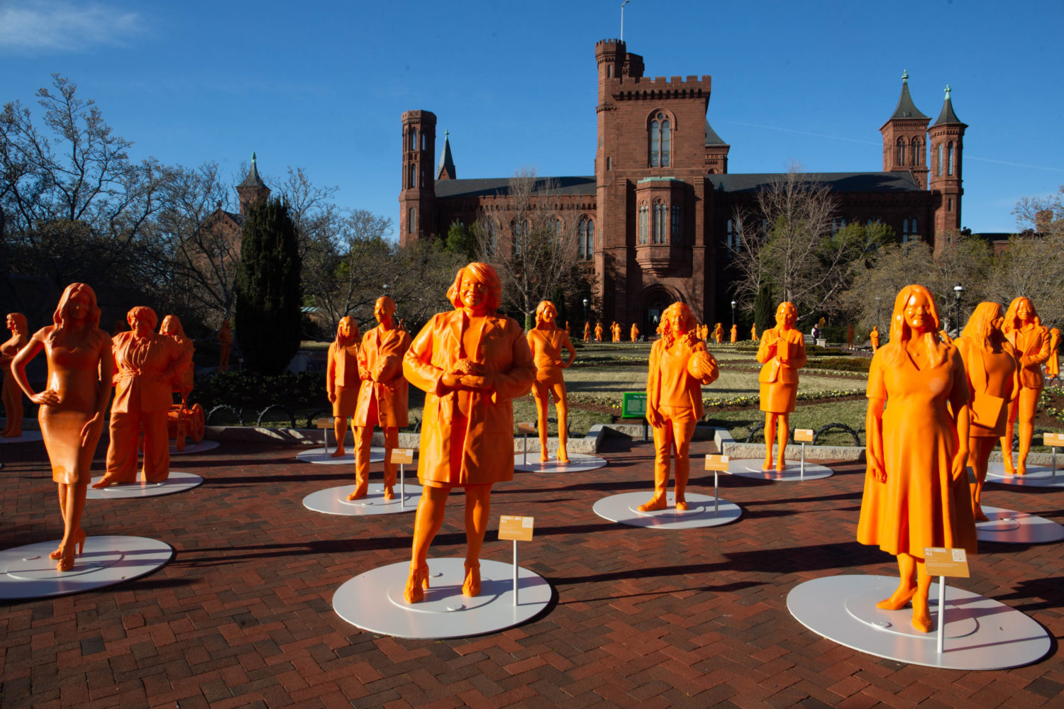 Photos: 120 Orange Statues Have Taken Over the Smithsonian Grounds ...