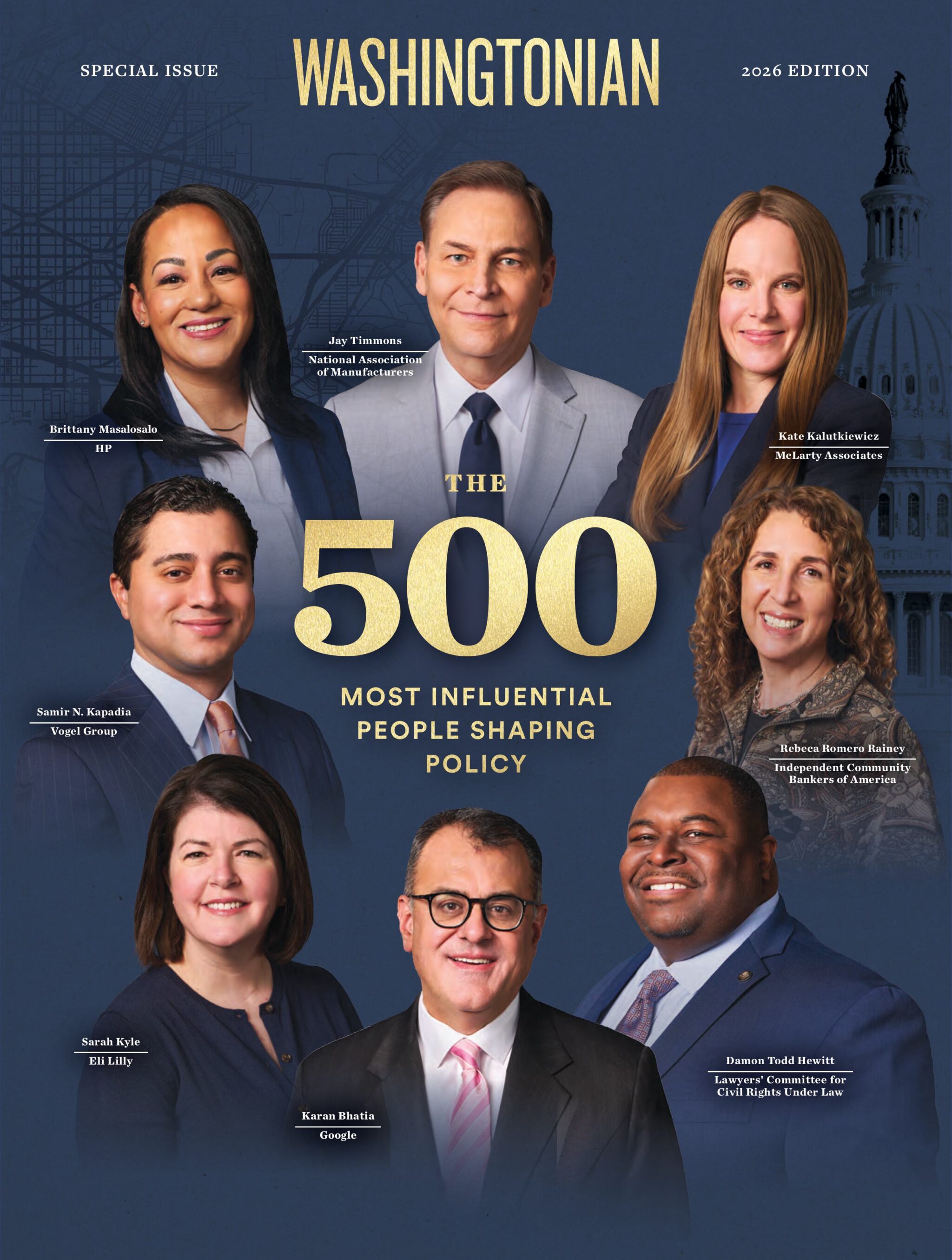 Washington DC’s 500 Most Influential People of 2026 - Washingtonian